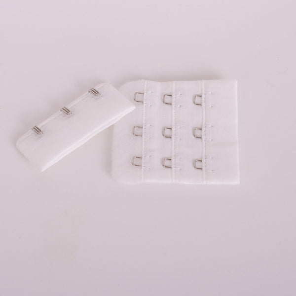 Bra hook and eye closures
